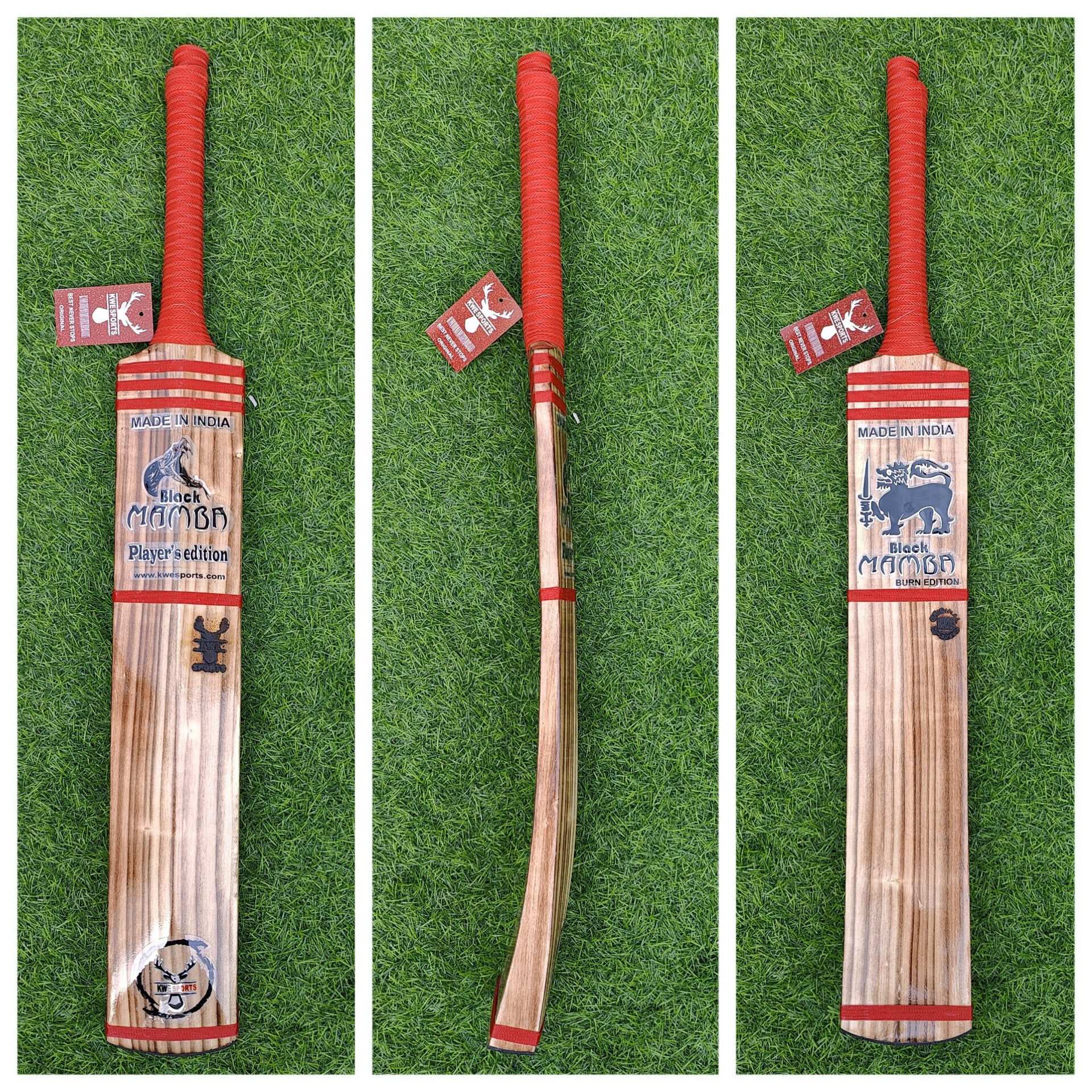 Black Mamba Bat Burnt Edition - Hard Tennis Bat – Kwesports